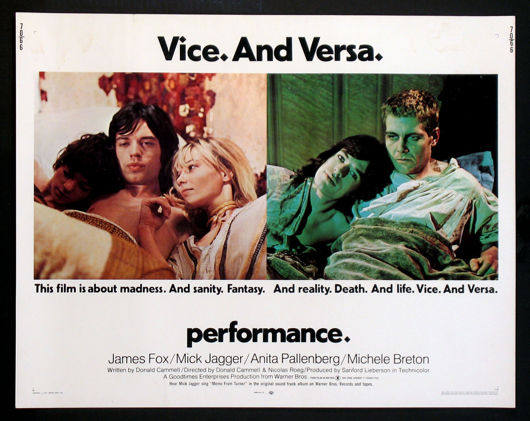 Performance (1970) – VHS Tracking